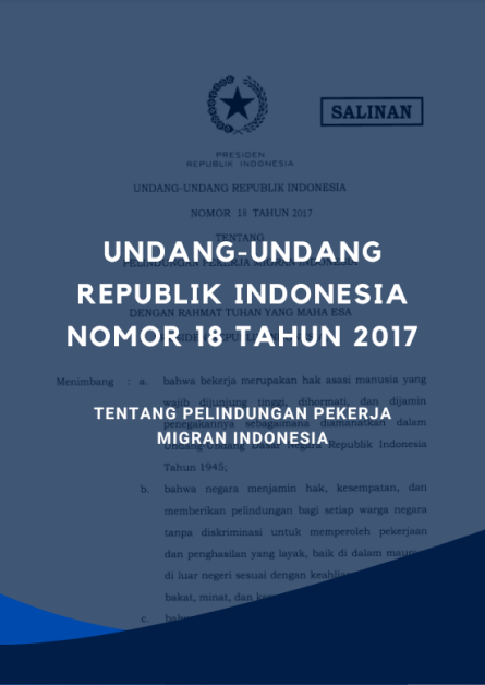 UNDANG-UNDANG REPUBLIK INDONESIA NOMOR 18 TAHUN 2017 UNDANG-UNDANG REPUBLIK INDONESIA NOMOR 18 TAHUN 2017